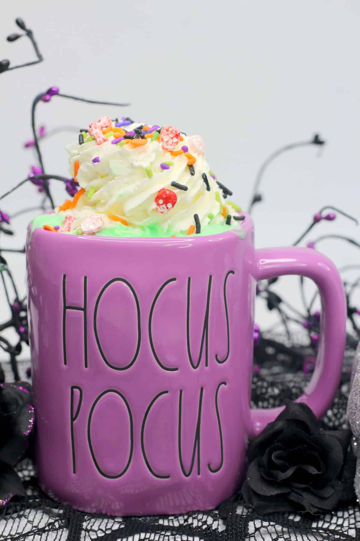 Mint Hot Chocolate (Hocus Pocus Inspired!) - Magically Allergy Friendly